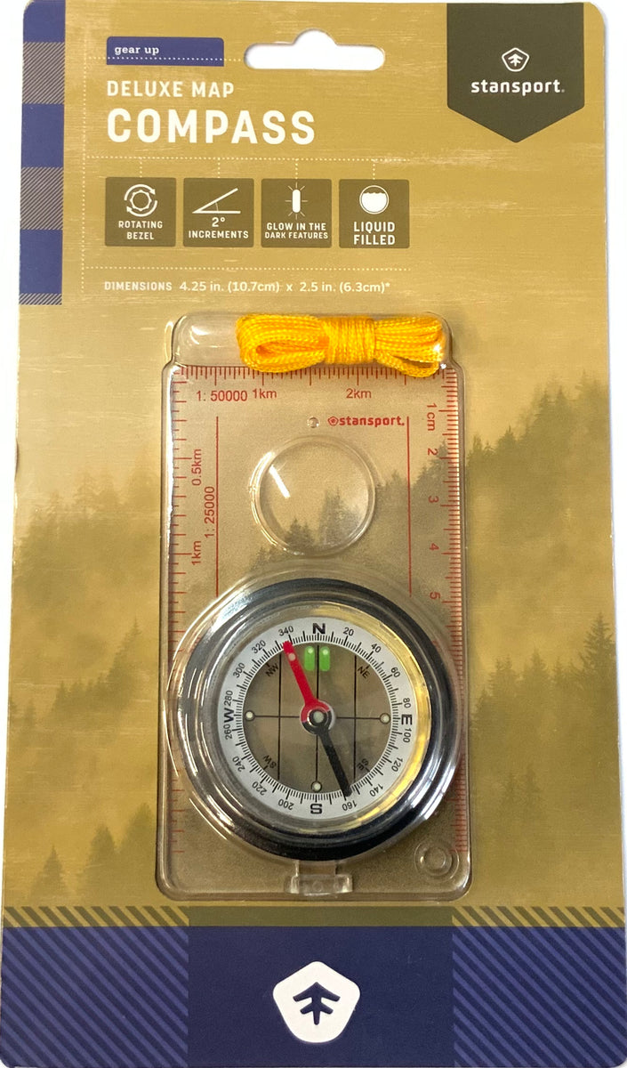 Stansport Deluxe Map Compass – The Crappie Store
