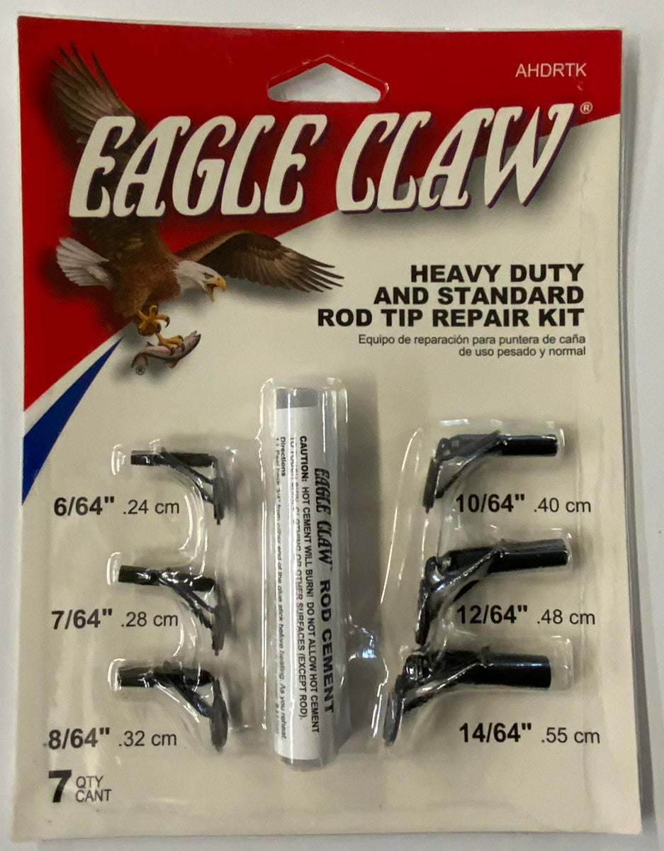 Eagle Claw Heavy Duty & Standard Rod Tip Repair Kit – The Crappie Store